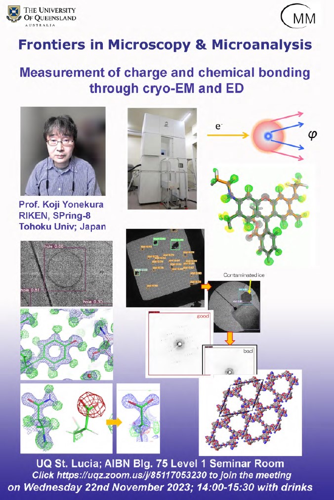 Frontiers Seminar: Measurement of charge and chemical bonding through cryo-EM and ED - Centre ...